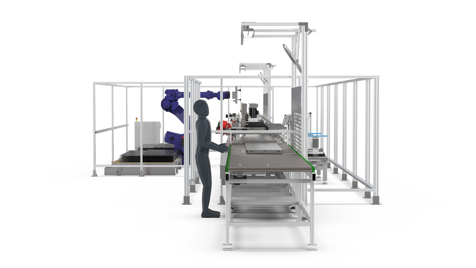 Automatic Elevator Door Panel Assembly Line 3D Model - TurboSquid 2210938