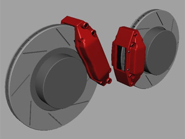 generic brakes 3d max