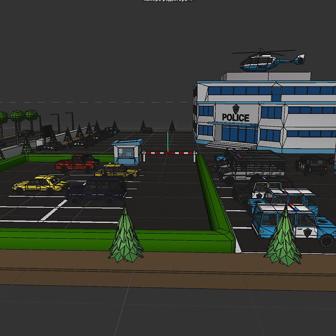 Police Station 3D - TurboSquid 2286395