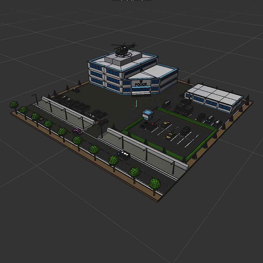 Police Station 3D - TurboSquid 2286395