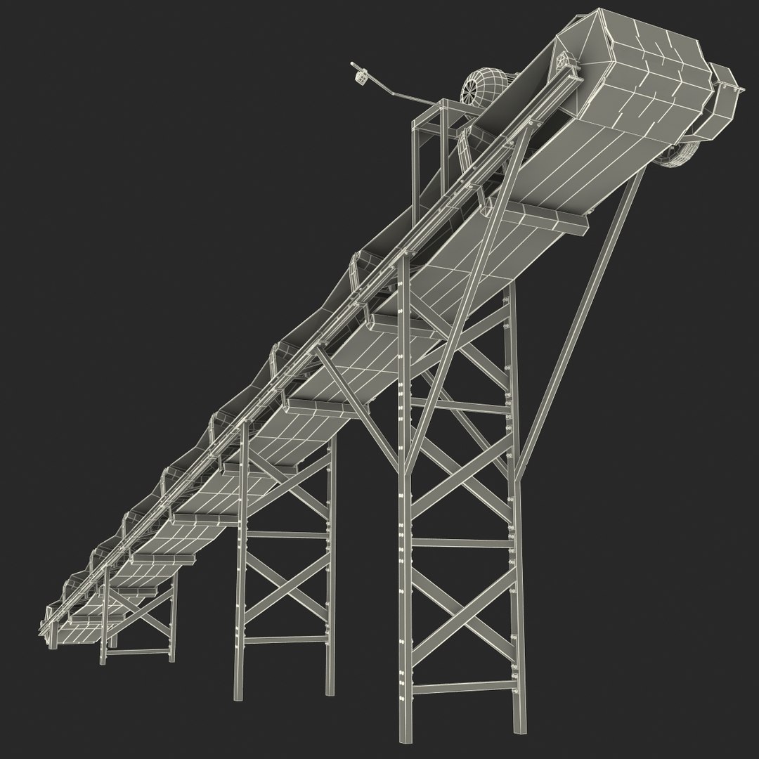 3d conveyor belt model