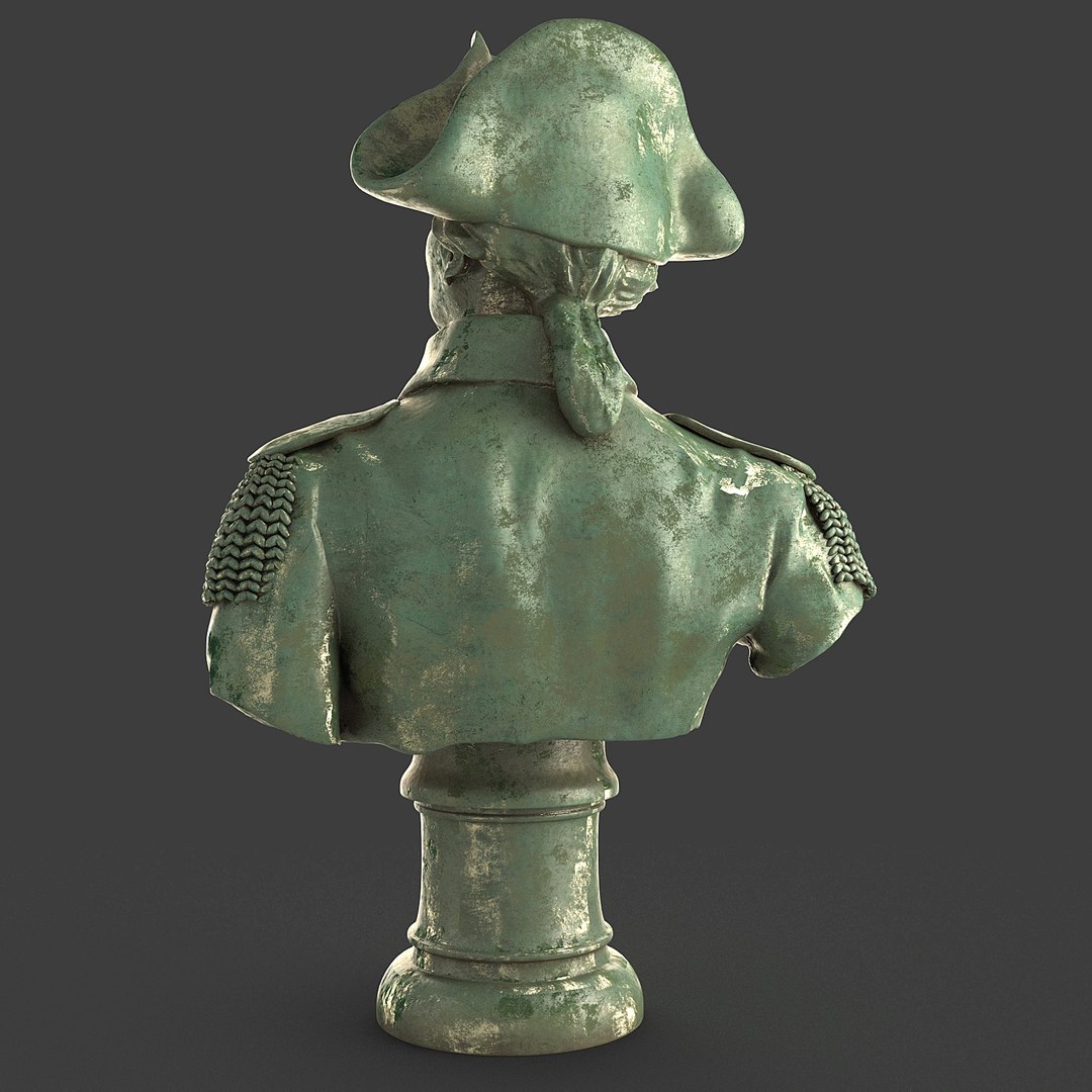 George Washington Bust 3d Max