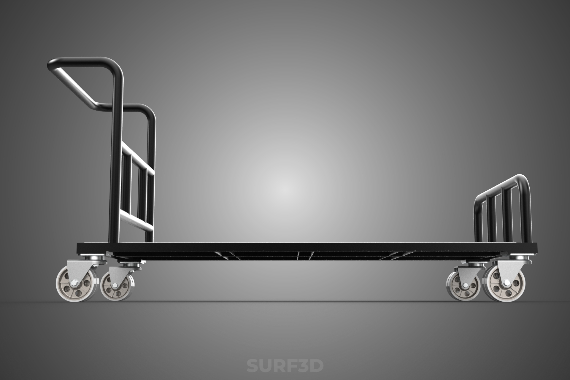 Gepäckwagen, Gepäcktransport, Flughafen, Hotel, Terminal, Büro 3D ...