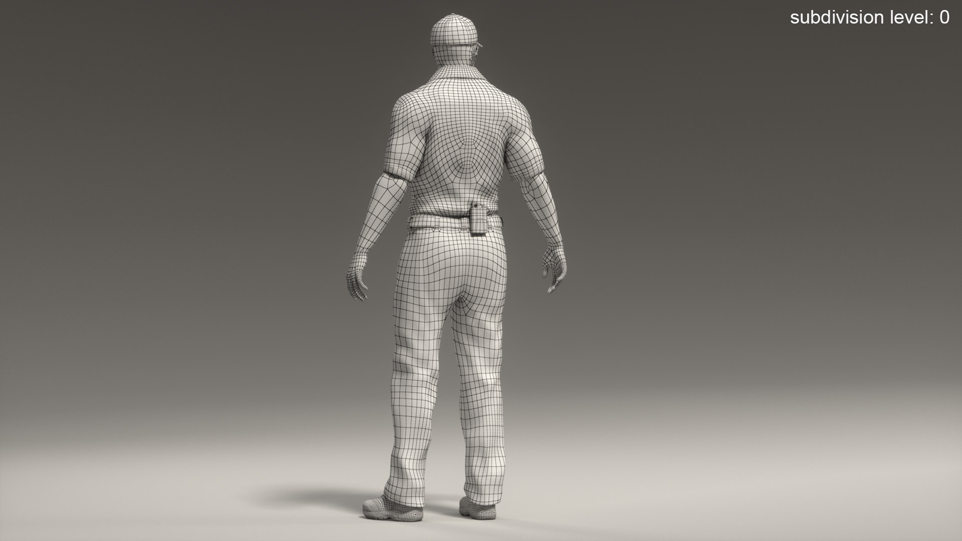 Baseball Base Umpire Animated HQ 3D - TurboSquid 2058529