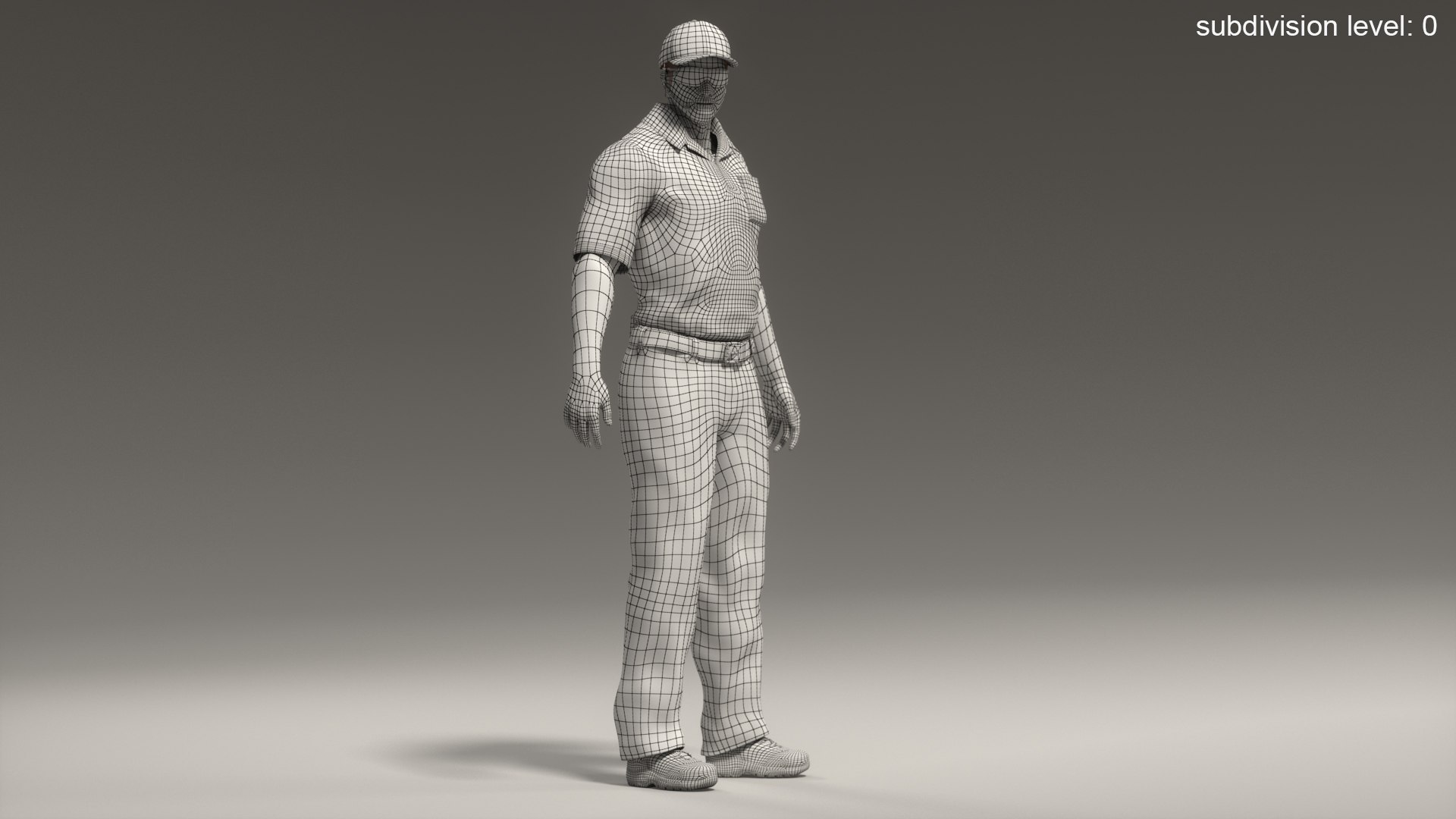 Baseball Base Umpire Animated HQ 3D - TurboSquid 2058529