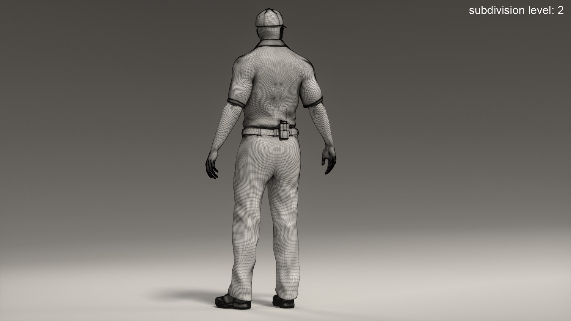 Baseball Base Umpire Animated HQ 3D - TurboSquid 2058529