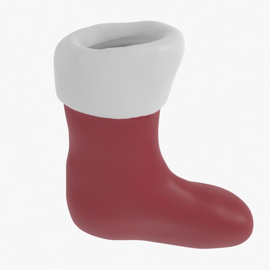 3D Generic Christmas Stocking Sock - TurboSquid 2004107
