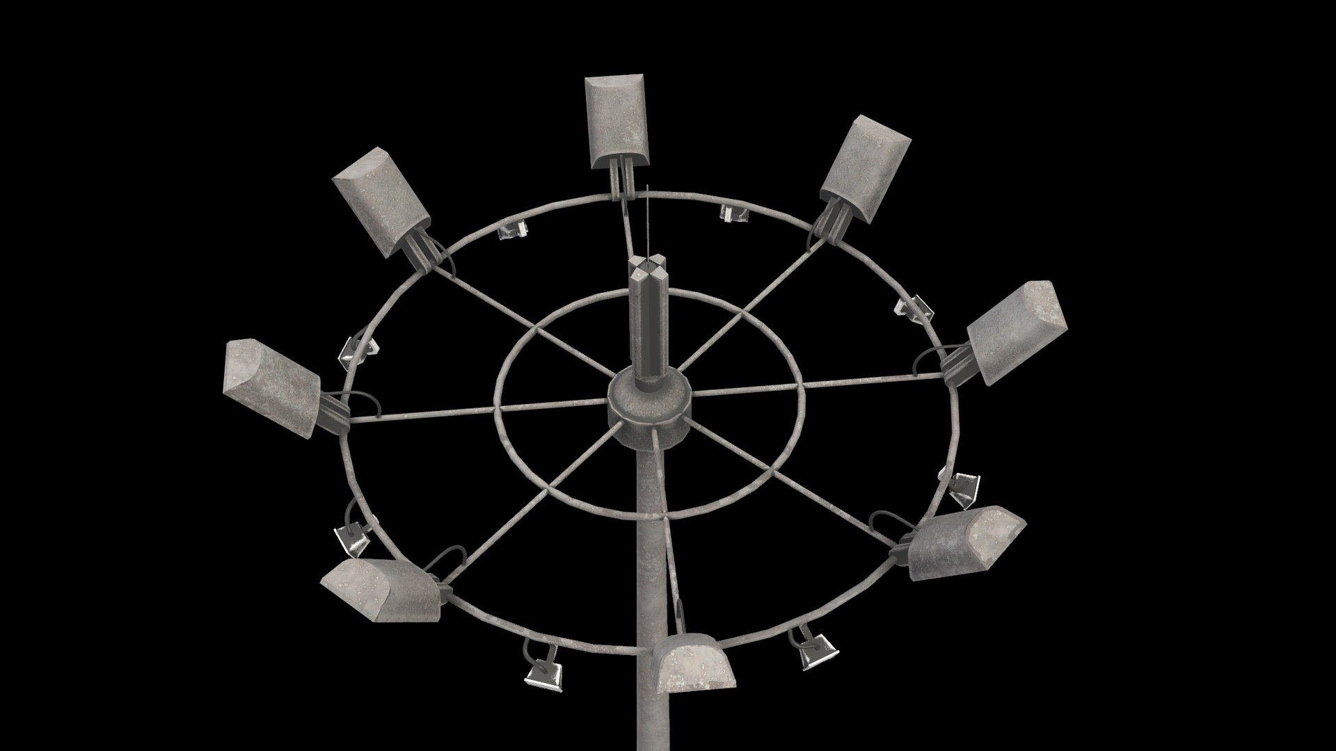 3D Lighting Mast - TurboSquid 2298645