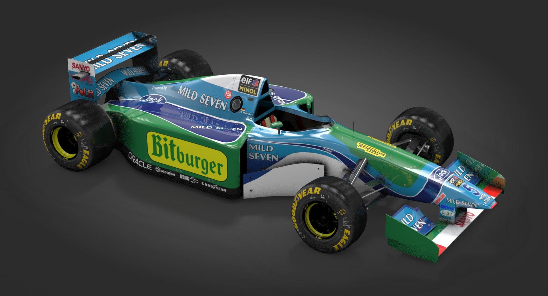 3d Benetton B194