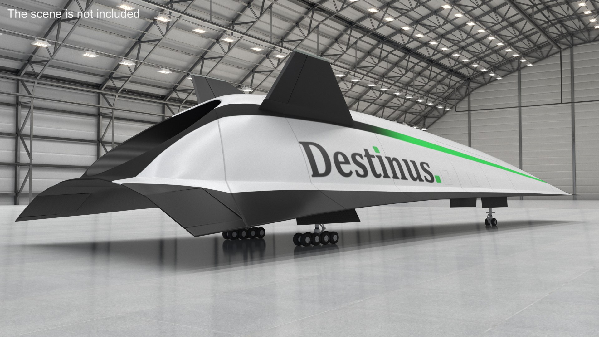 3D Model Destinus S Hypersonic Passenger Plane New - TurboSquid 2269785