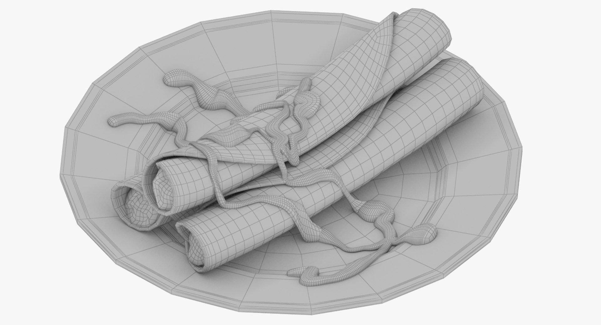 Pancakes plate v2 3D model - TurboSquid 1256839