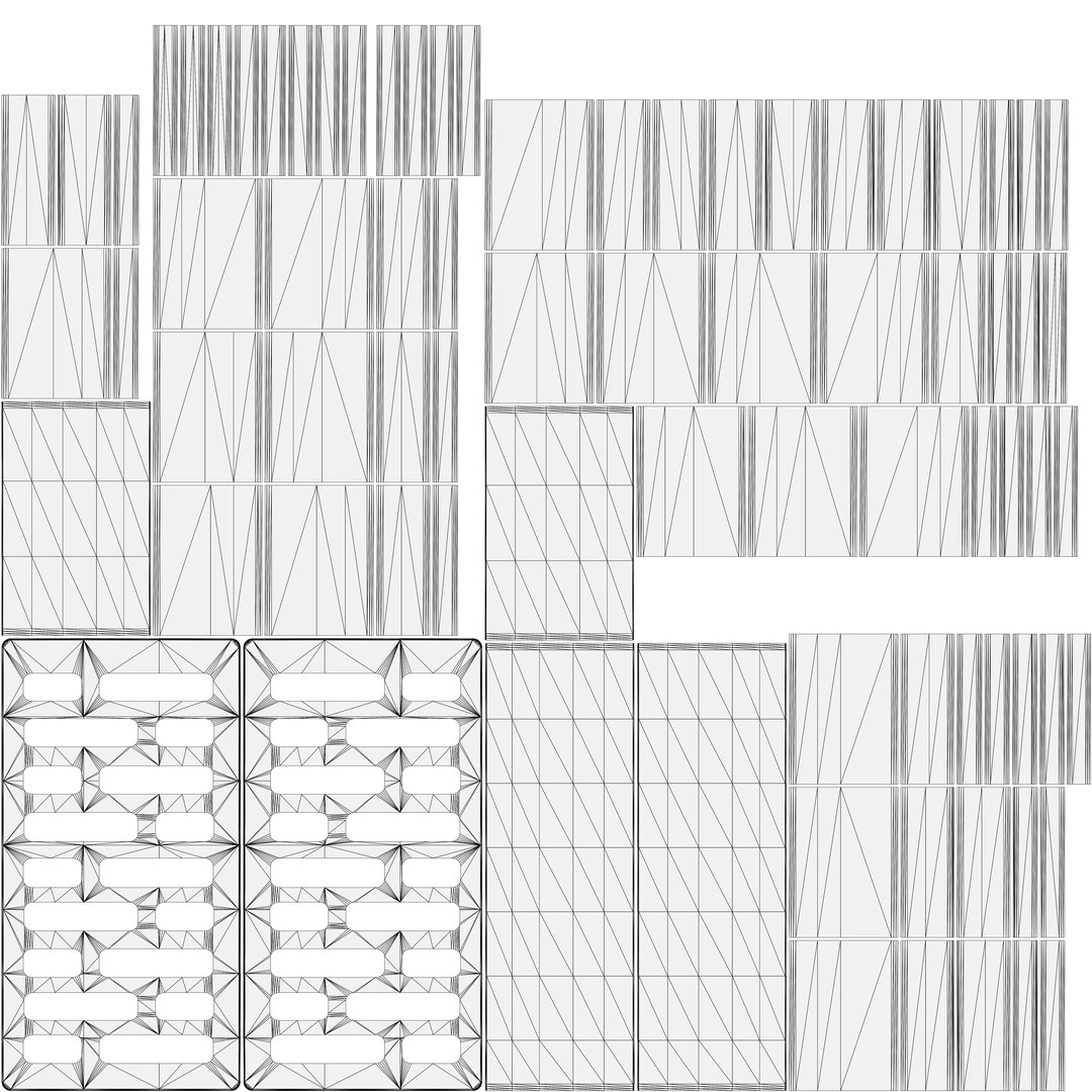 3D Facing Brick Low Poly PBR Model - TurboSquid 2379705