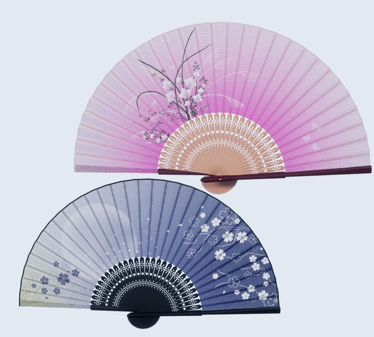 3D Handheld Japanese Fan Animated Model - TurboSquid 1775249