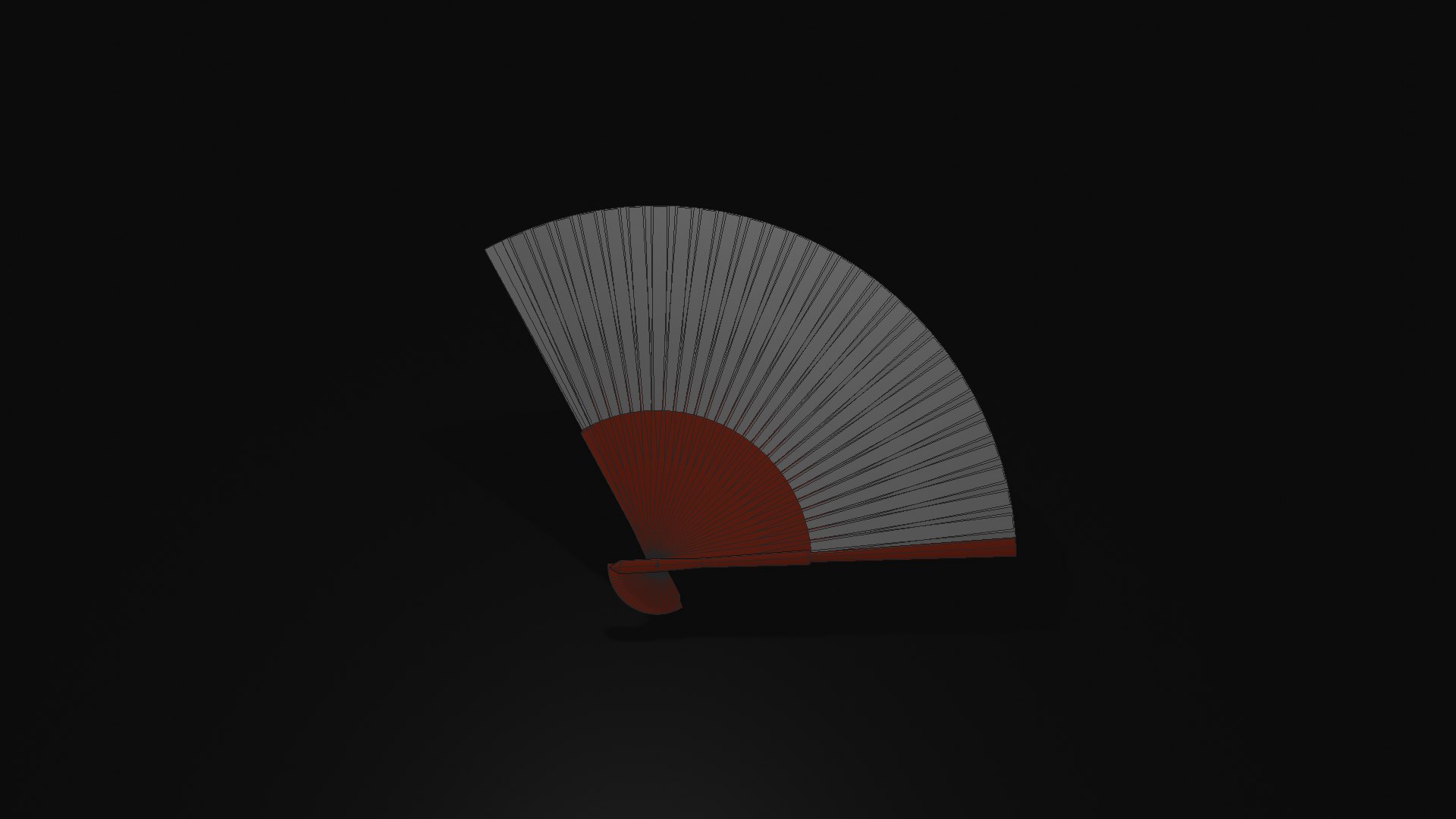 3D Handheld Japanese Fan Animated Model - TurboSquid 1775249