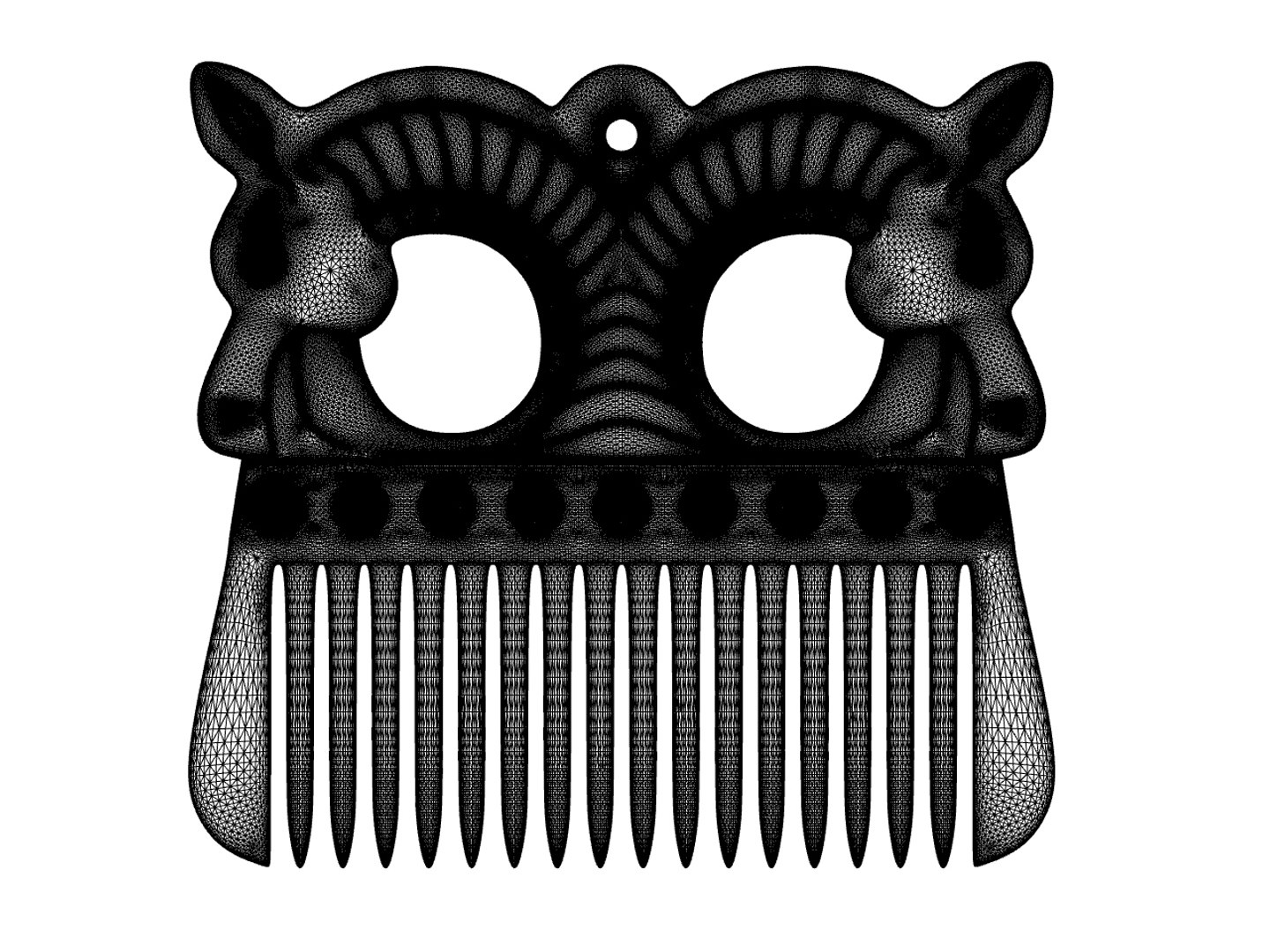 3D viking comb model - TurboSquid 1492074
