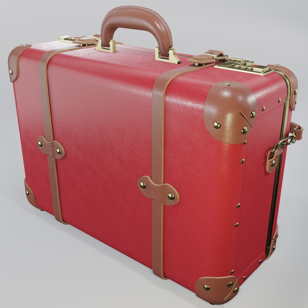 Steamline Diplomat Red Overnighter 3D Model - TurboSquid 2067752