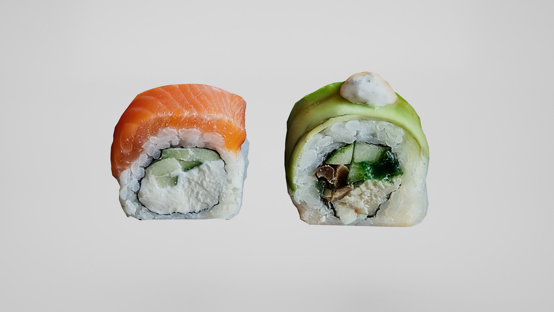 3D Sushi Two Types - TurboSquid 2284641