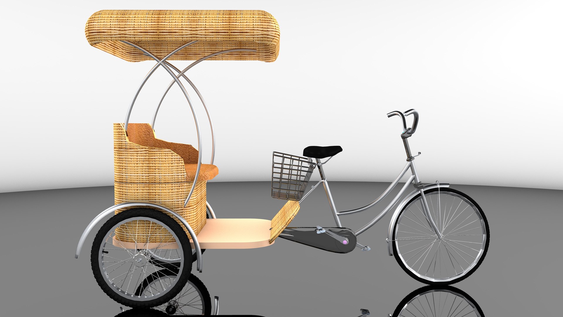 Bike Rickshaw 7 3D model - TurboSquid 2151046