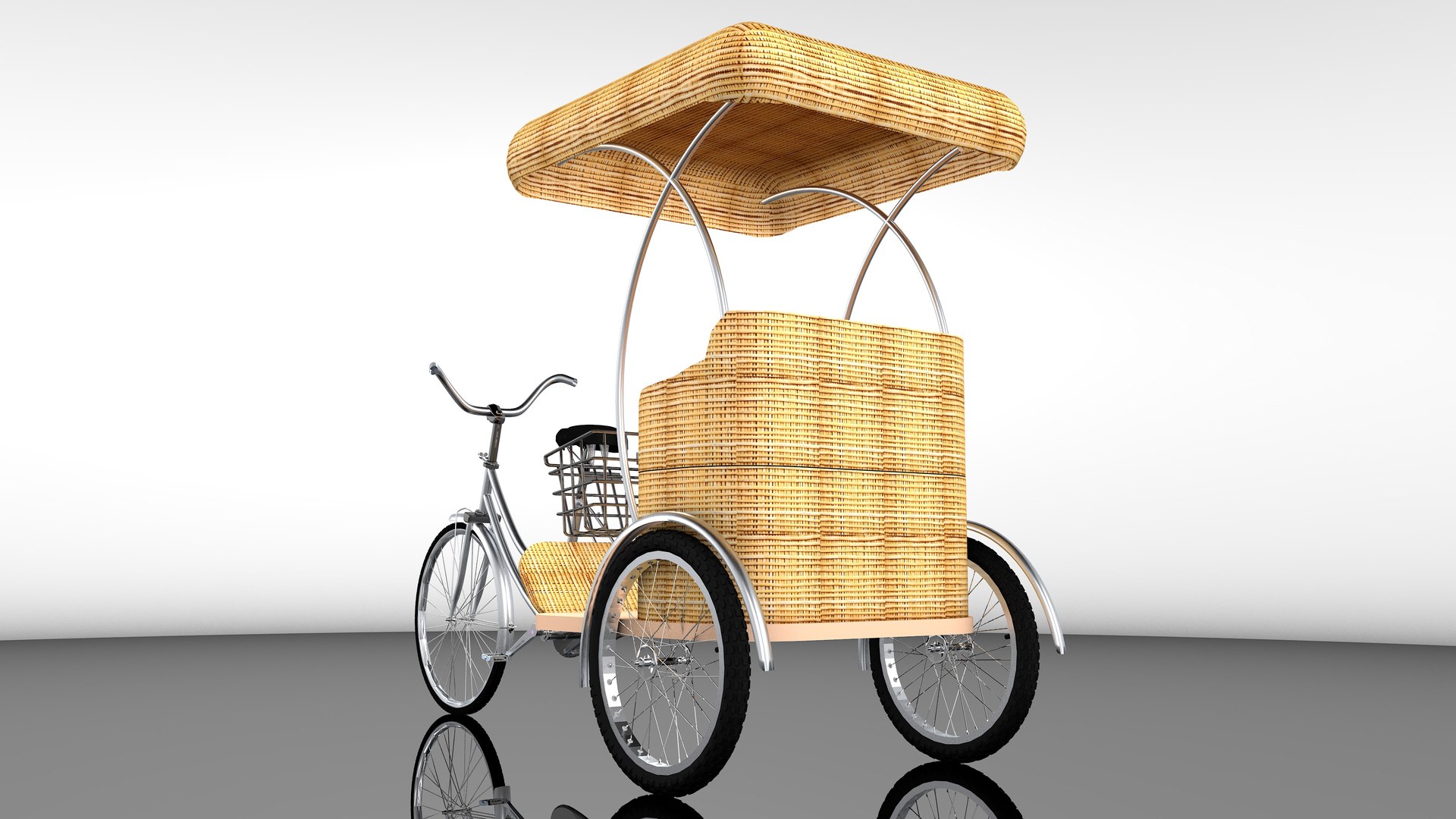 Bike Rickshaw 7 3D model - TurboSquid 2151046