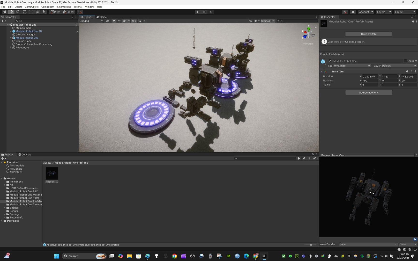 Modular Robot One Model - TurboSquid 2478695