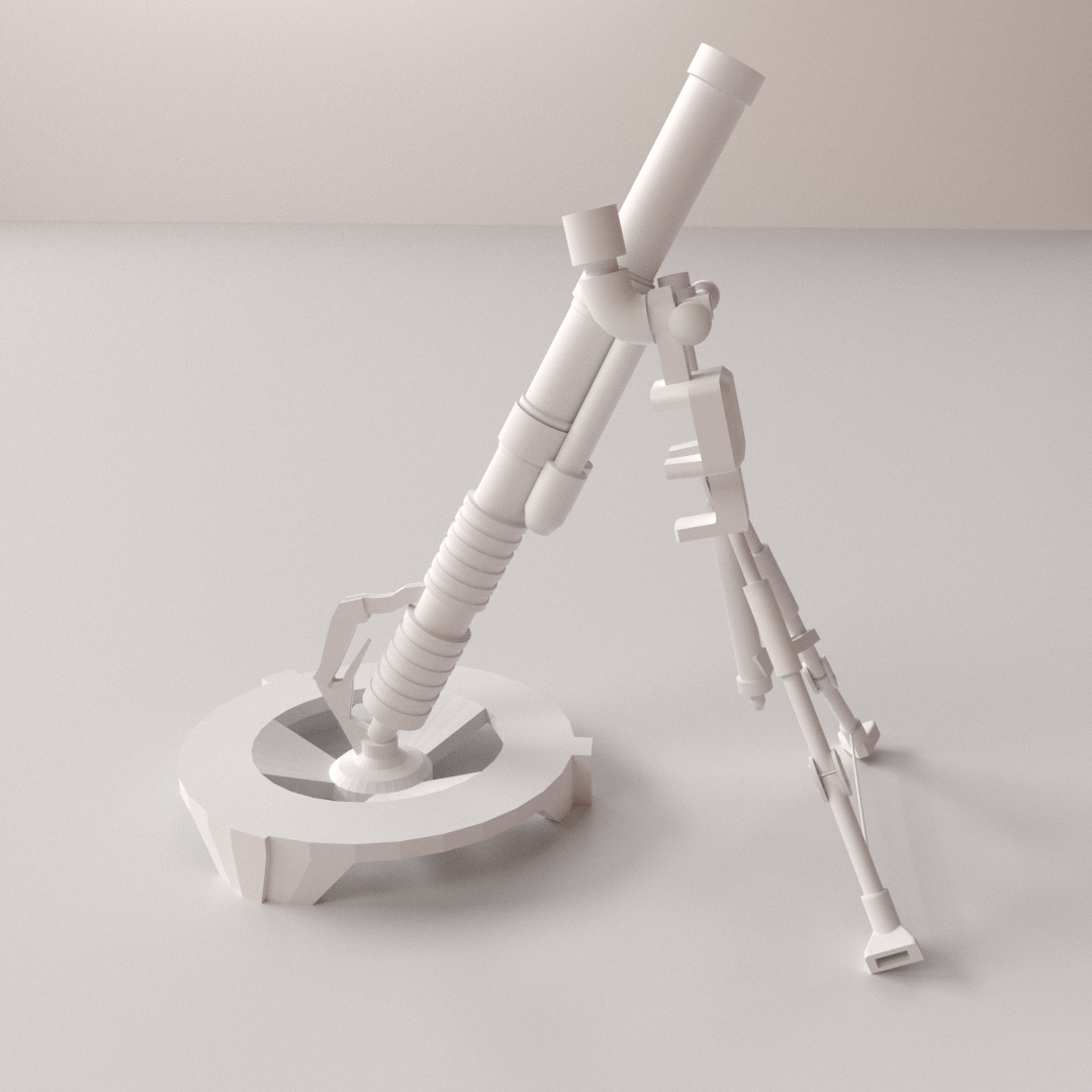 M224 Mortar model - TurboSquid 1816419