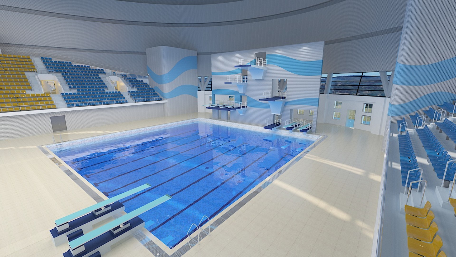 Swimming Pool 1 3D - TurboSquid 2113666