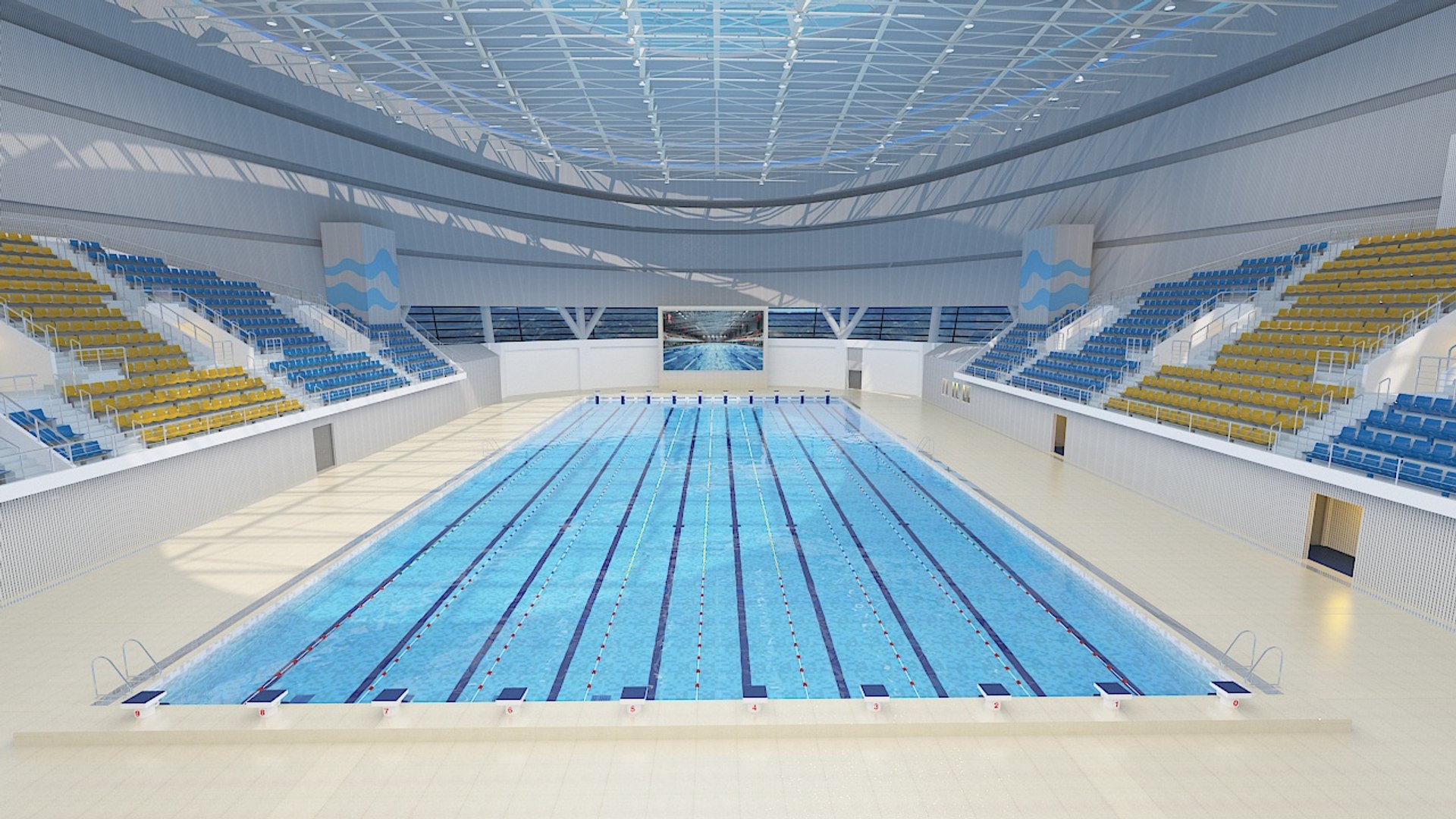 Swimming Pool 1 3D - TurboSquid 2113666