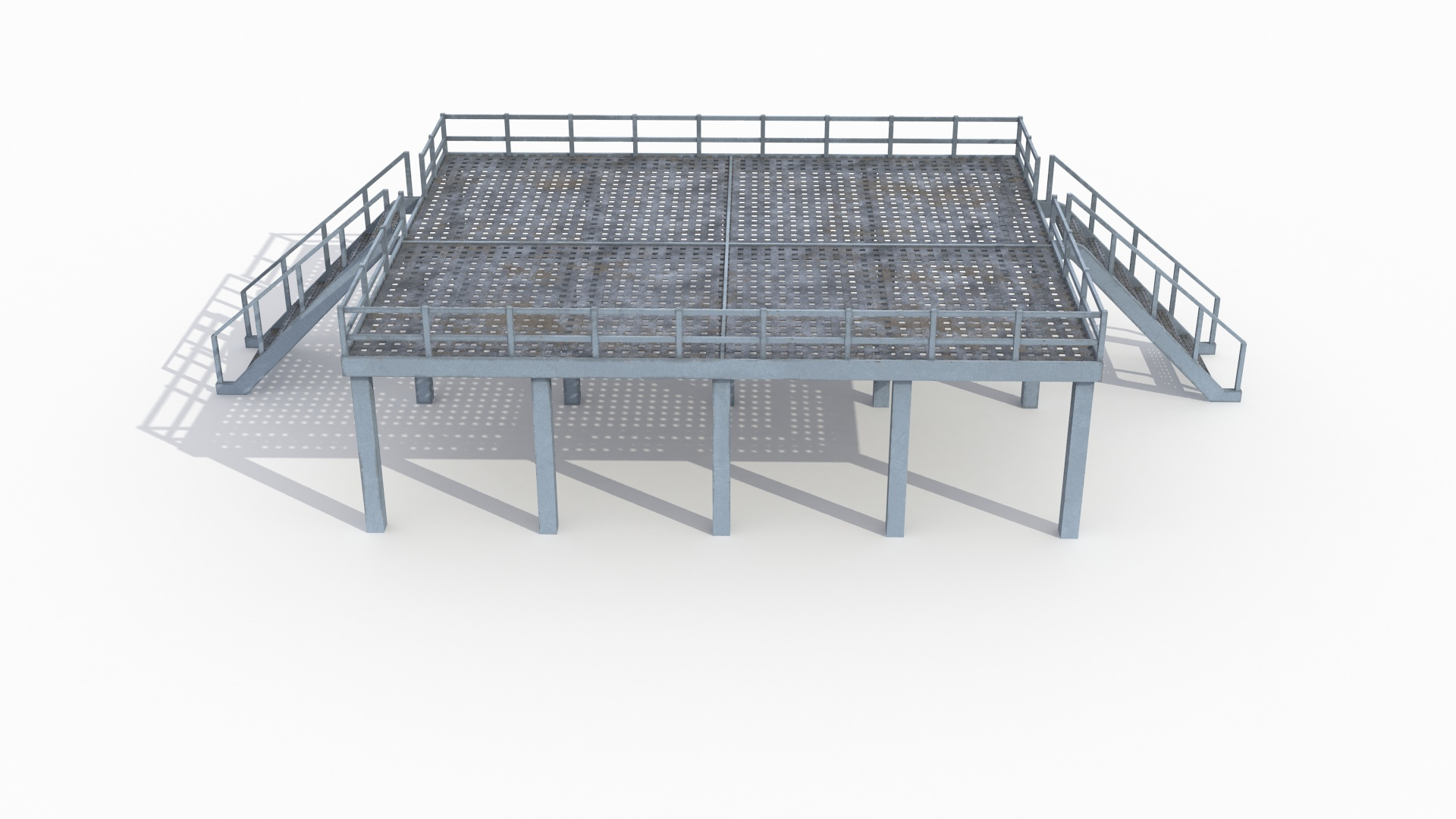 3D Metal Platform - TurboSquid 2301984