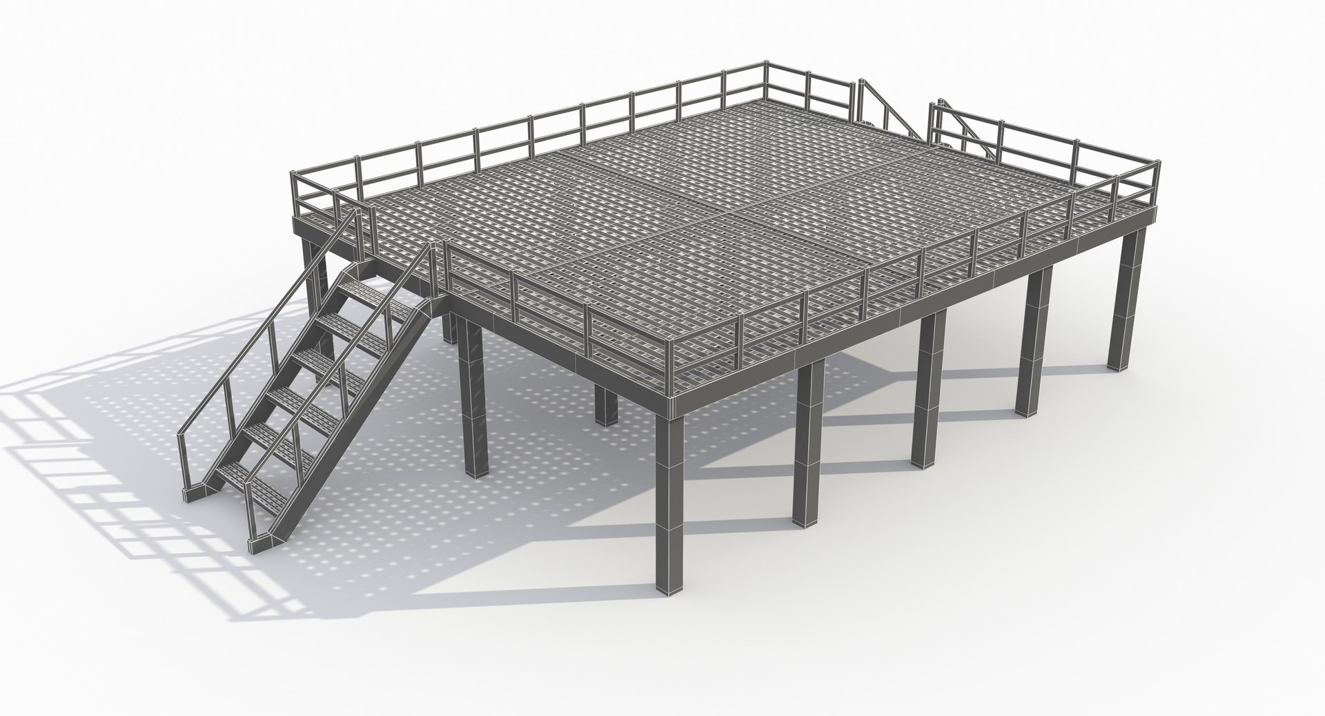 3D Metal Platform - TurboSquid 2301984