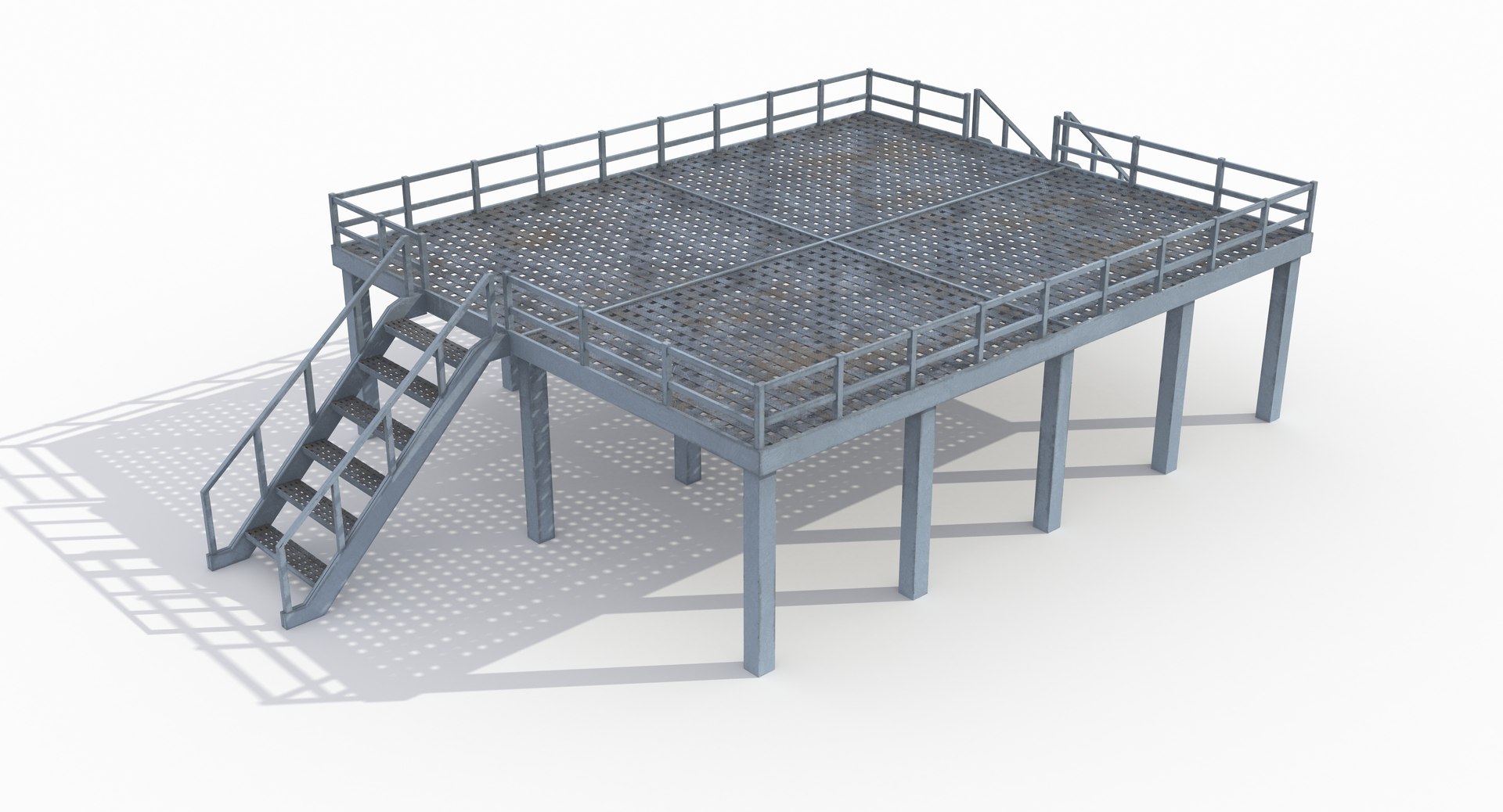 3D Metal Platform - TurboSquid 2301984