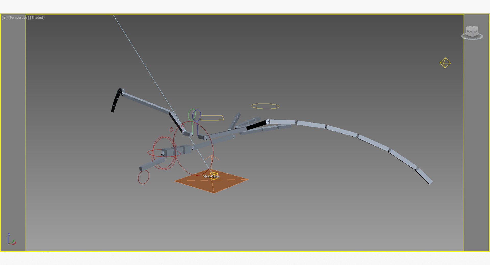 3d seagull flying animation model