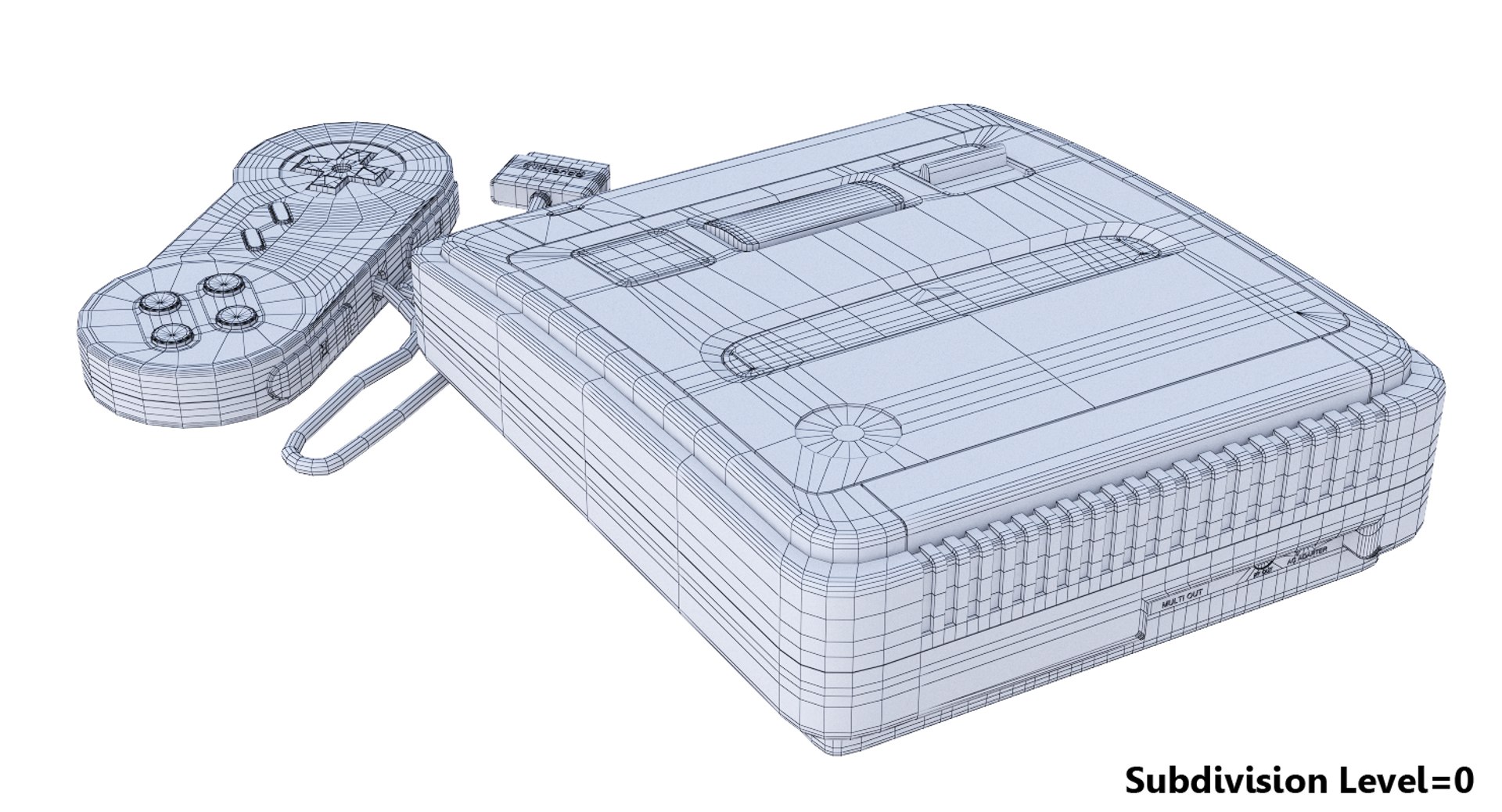 3D Super Nintendo - TurboSquid 1248235