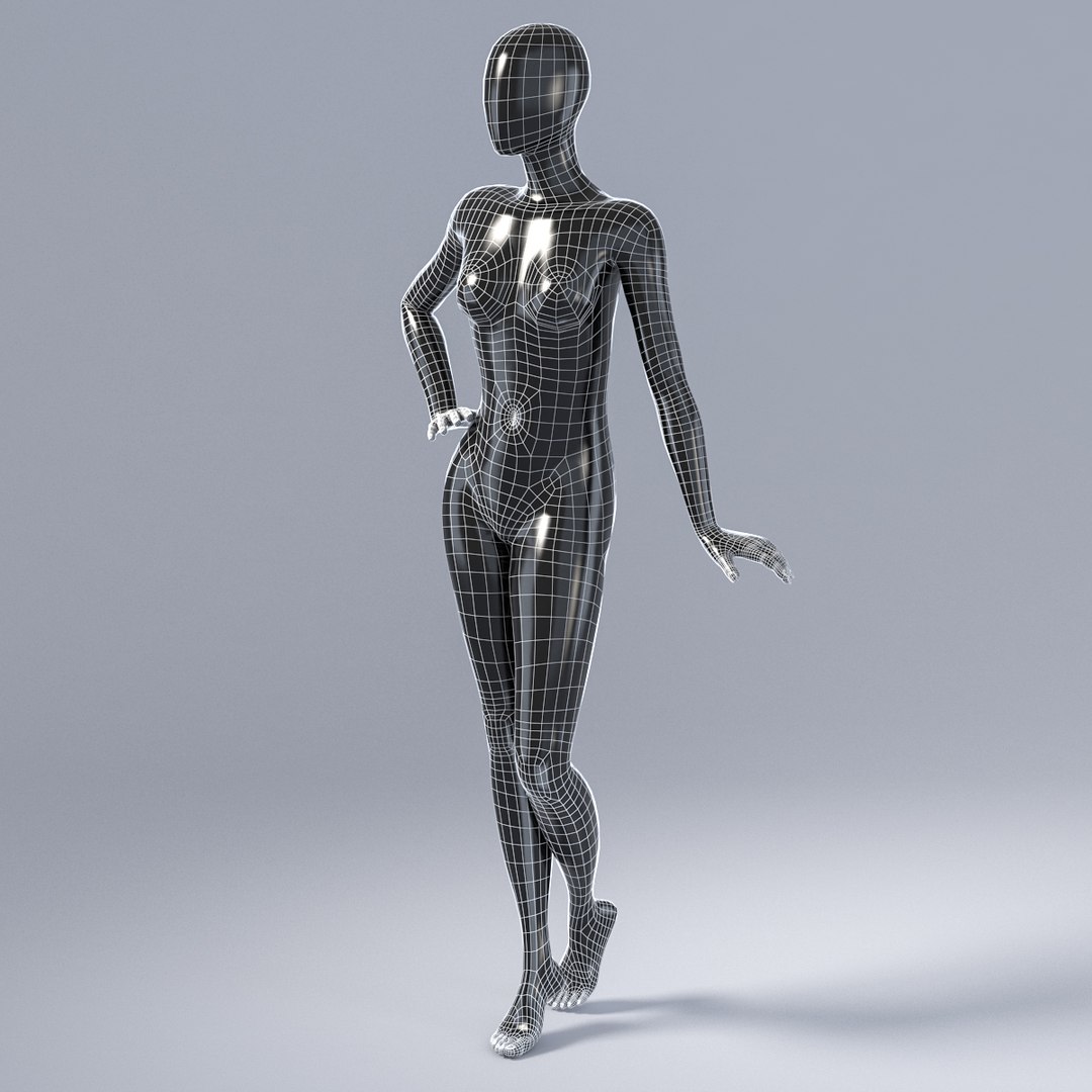 Female Mannequin 3d Max