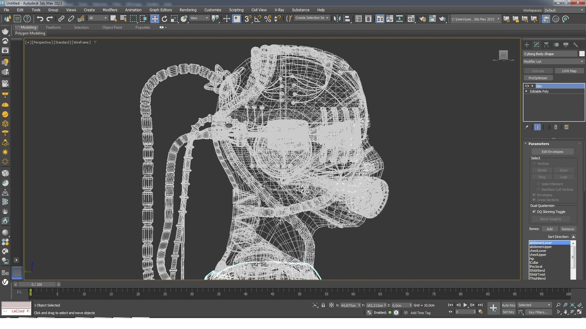 Woman Cyborg Robot Futuristic 3D Model - TurboSquid 2097604