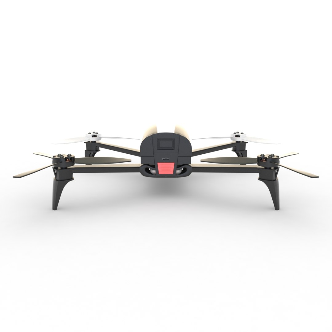 3D Parrot Bebop 2 Model - TurboSquid 1200827