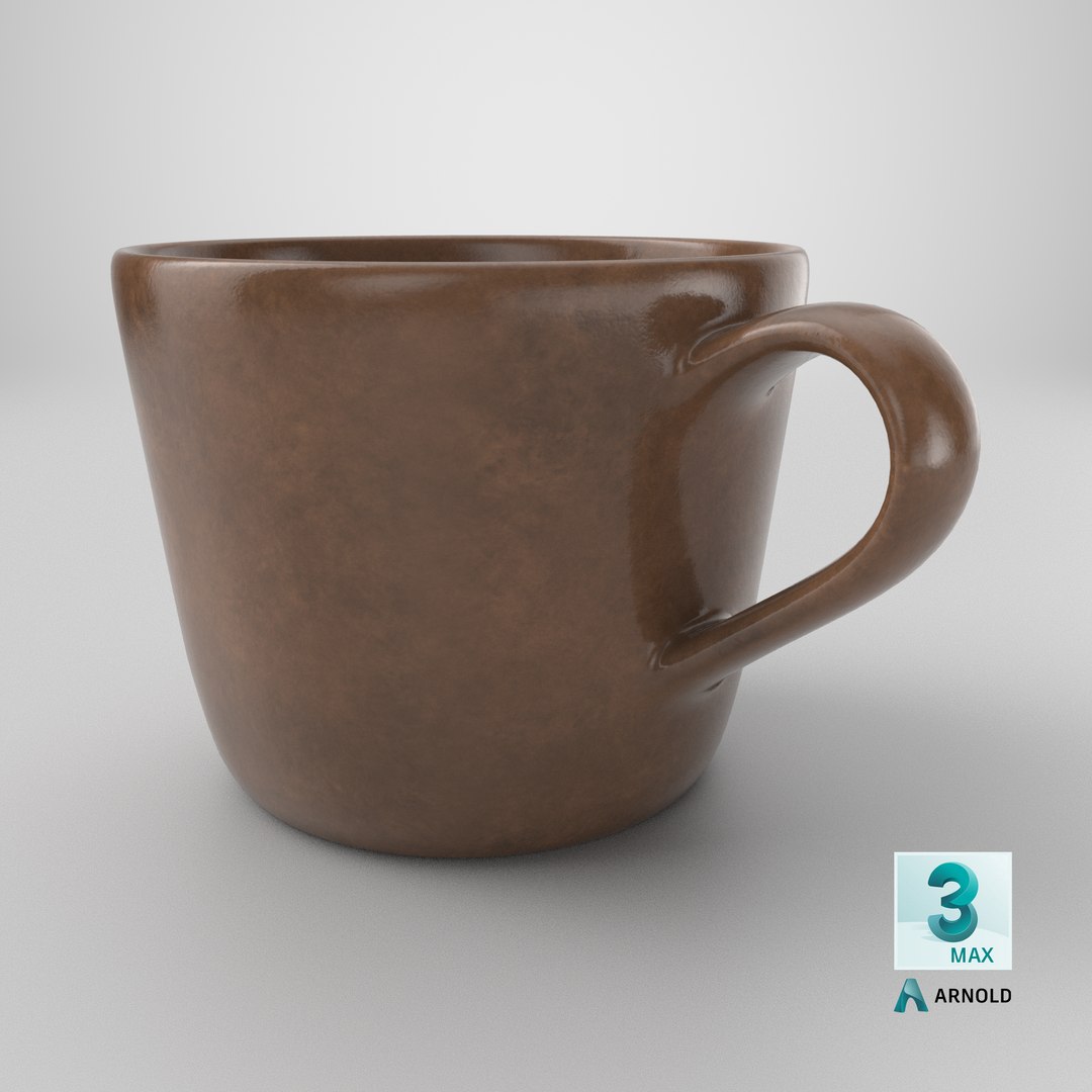 Empty Retro Coffee Cup B 3D Model - TurboSquid 2275456