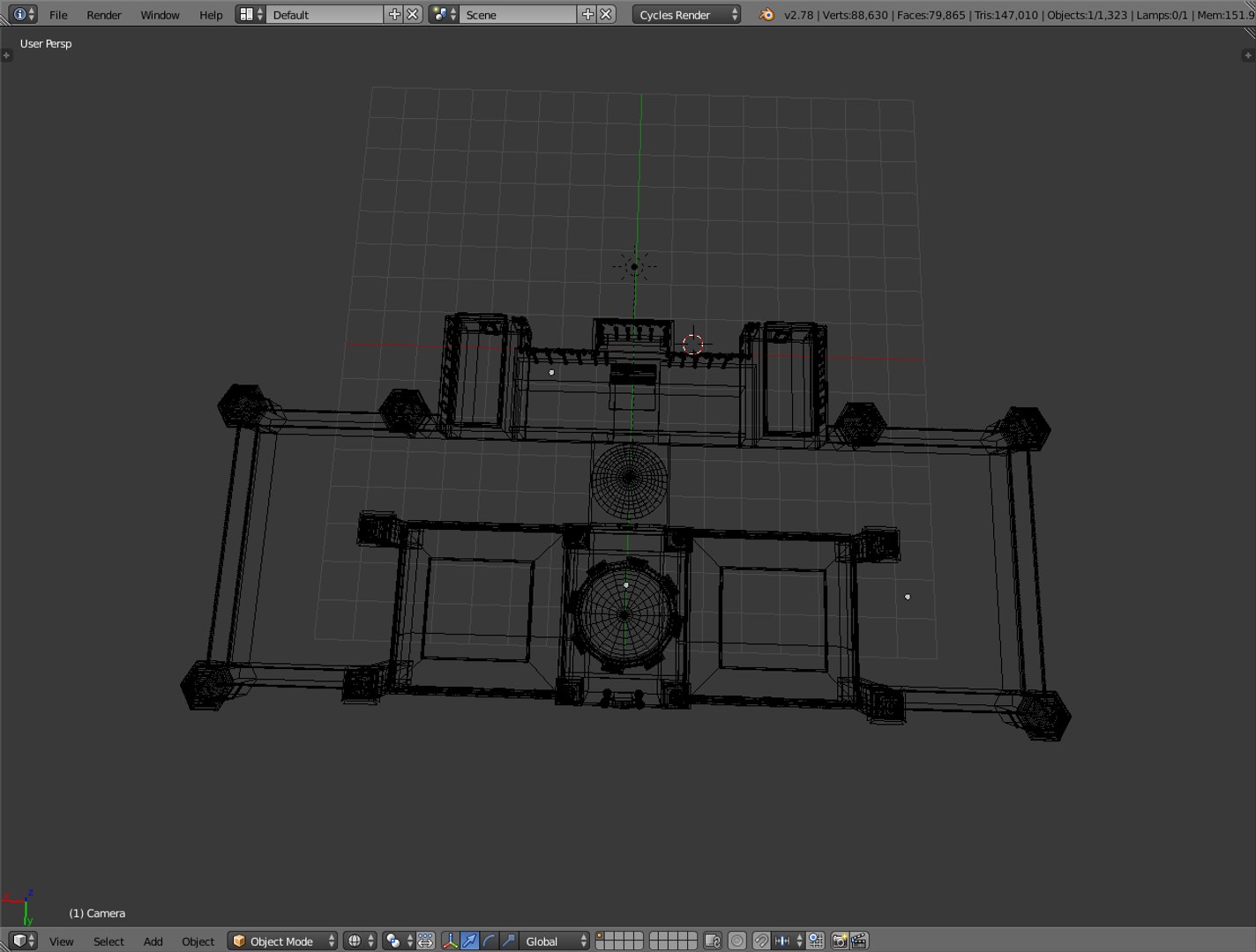 3D Palace Exterior Model - TurboSquid 1193438