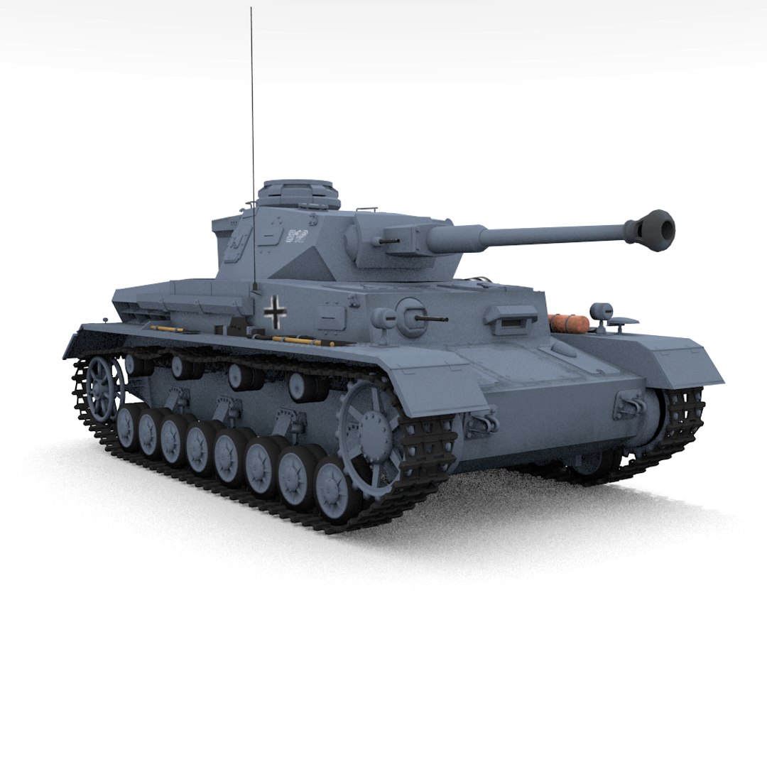 Panzer Iv Ausf F2 3D Model - TurboSquid 1424371