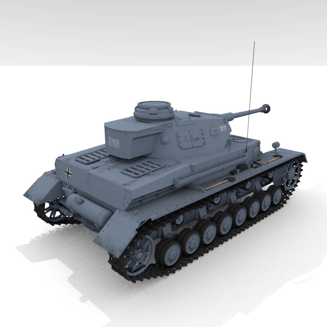 Panzer Iv Ausf F2 3D Model - TurboSquid 1424371