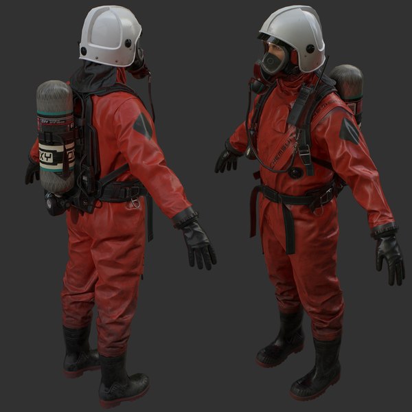 3D model hazmat worker level b - TurboSquid 1326965