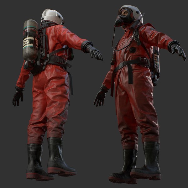 3D model hazmat worker level b - TurboSquid 1326965