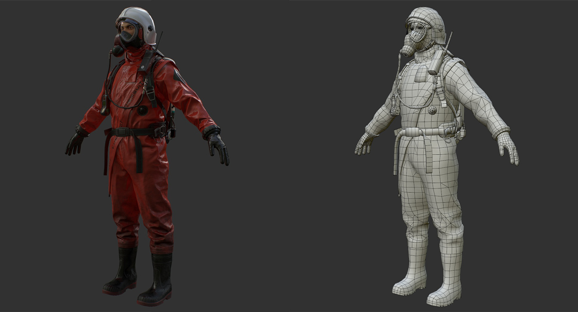 3D Model Hazmat Worker Level B - TurboSquid 1326965