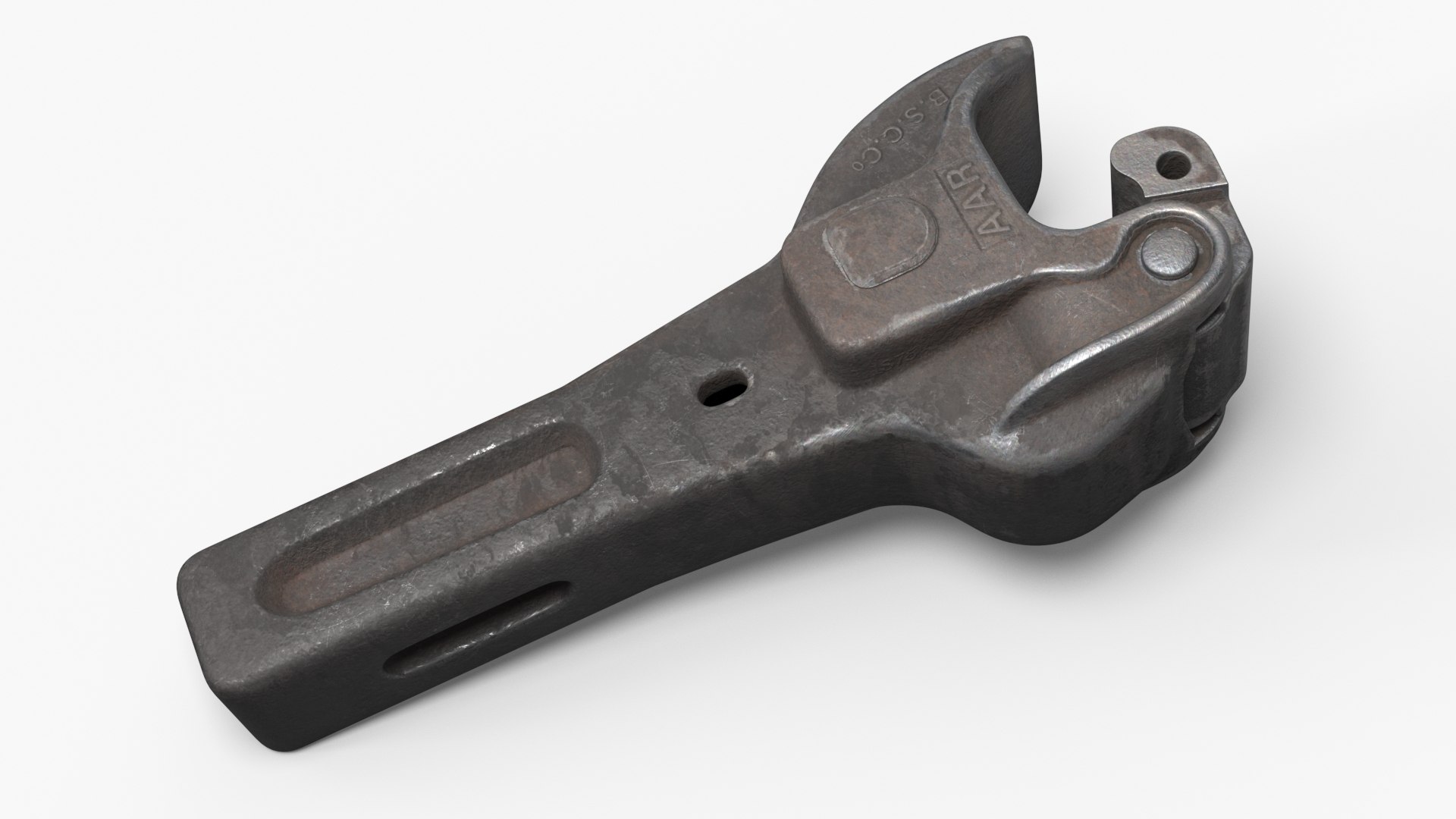 3D Railroad Coupler AAR Used - TurboSquid 2307860