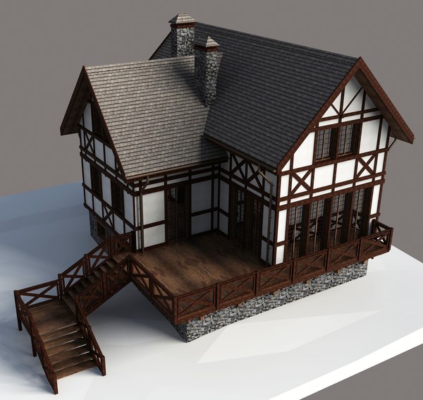 3ds max house