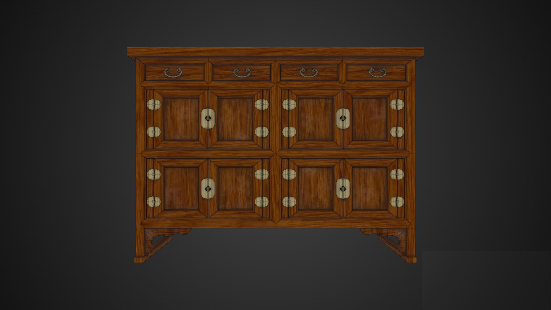 Game Ready Korean Traditional Drawer Model - TurboSquid 2094808