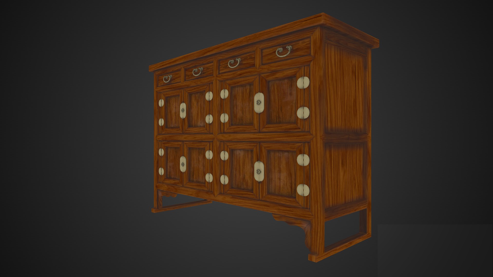 Game Ready Korean Traditional Drawer Model - TurboSquid 2094808