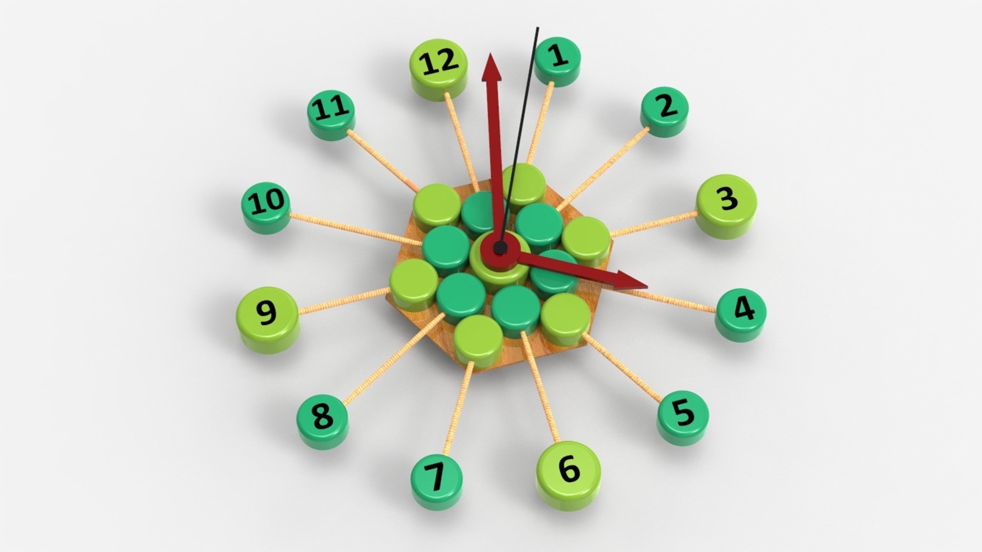 Wall Clock 3D Model - TurboSquid 2382096