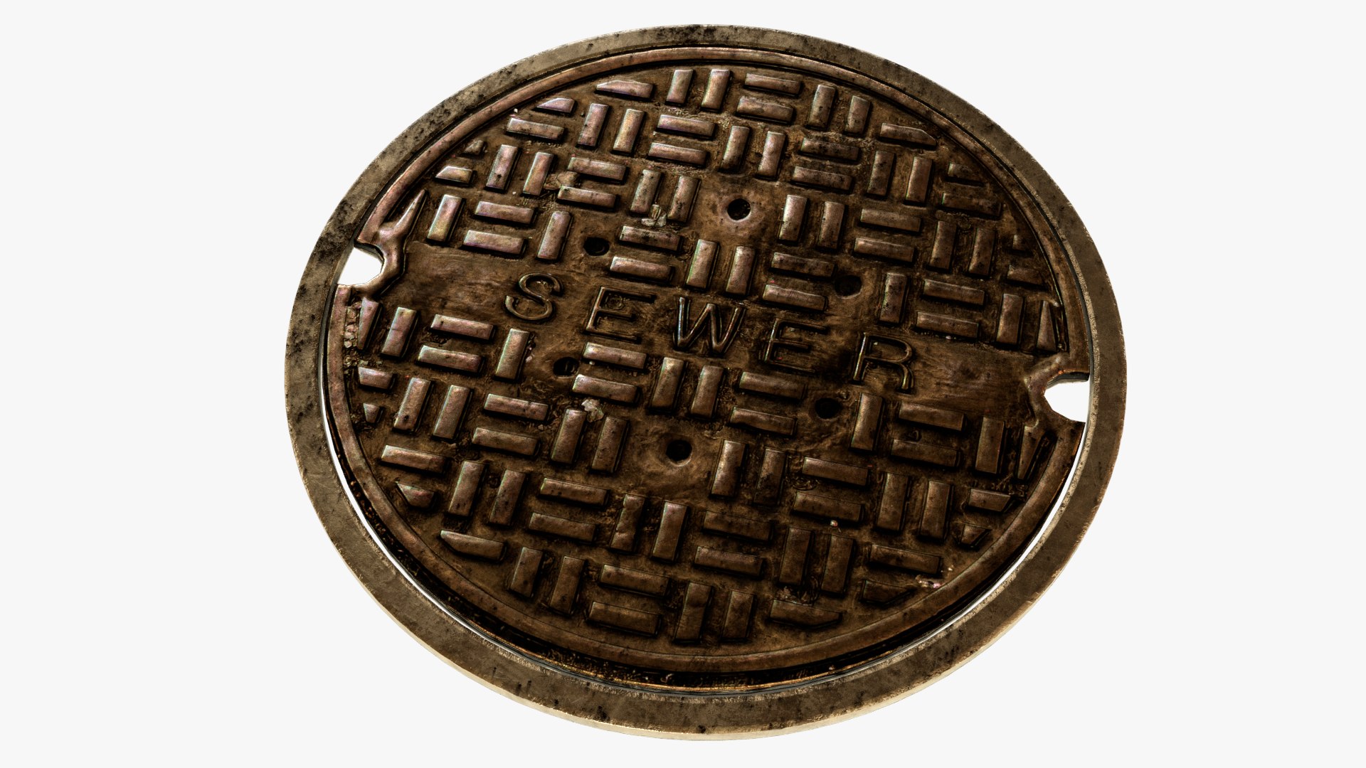 3D sewer lid model - TurboSquid 1757040