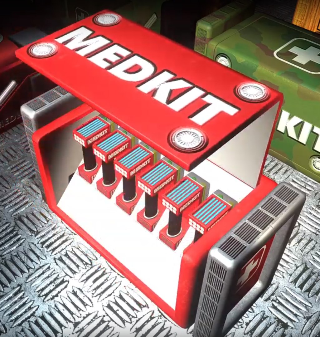 Medkit Box Crate 5 3D Model - TurboSquid 1449991