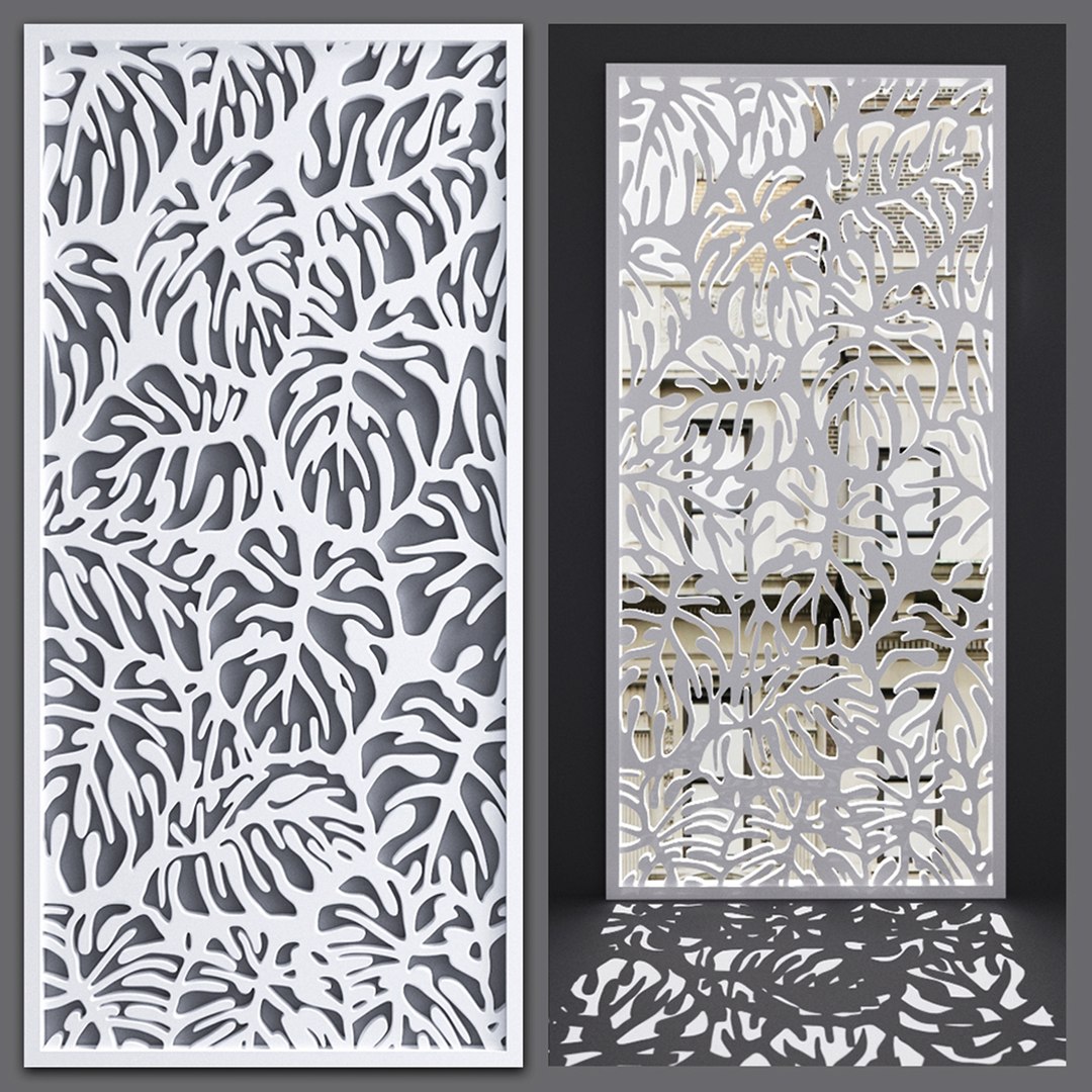 Decorative Partitions Pattern 3D Model - TurboSquid 1351338